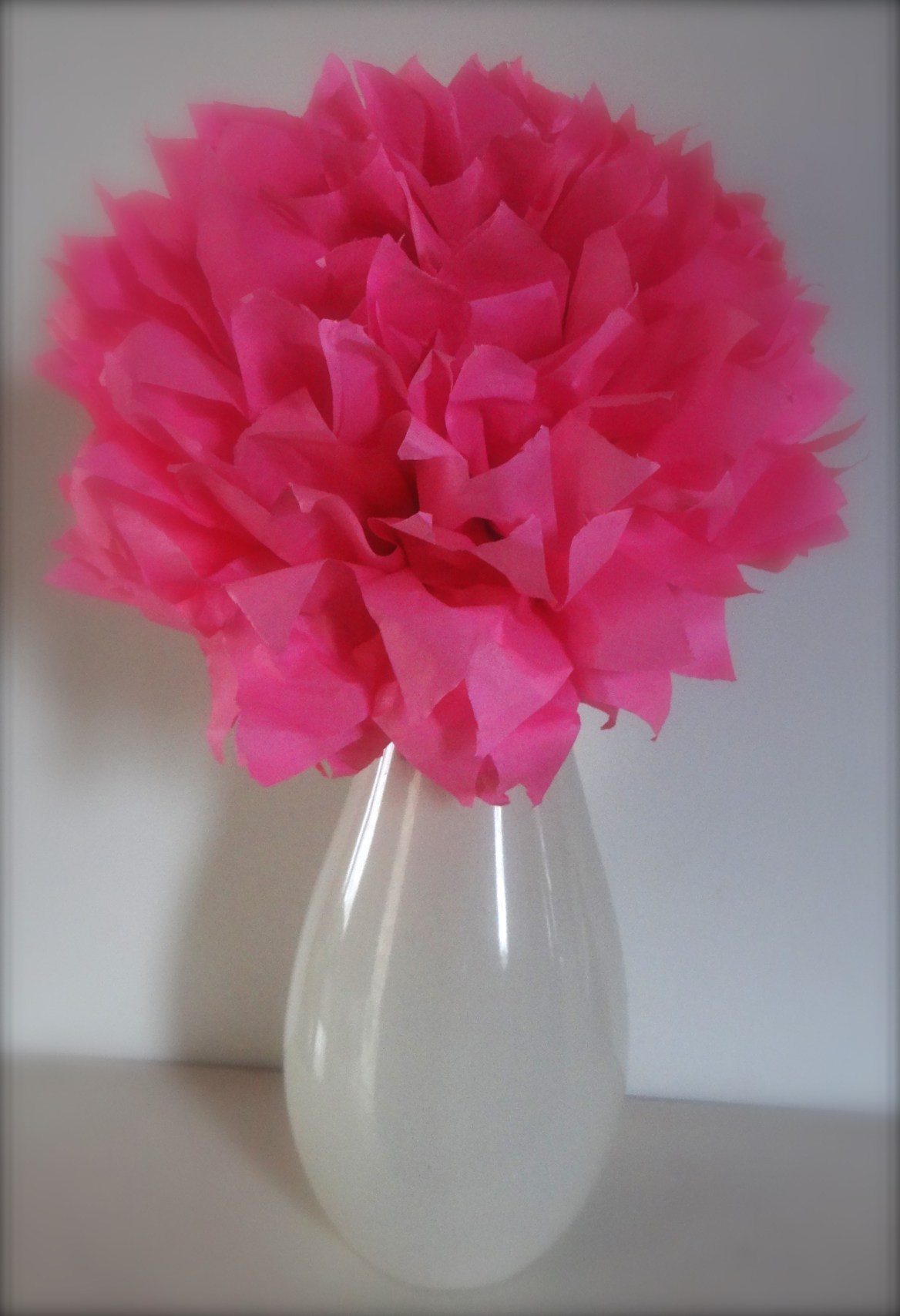 How to Make a Tissue Paper Flower Peony Style | thestitchsharer