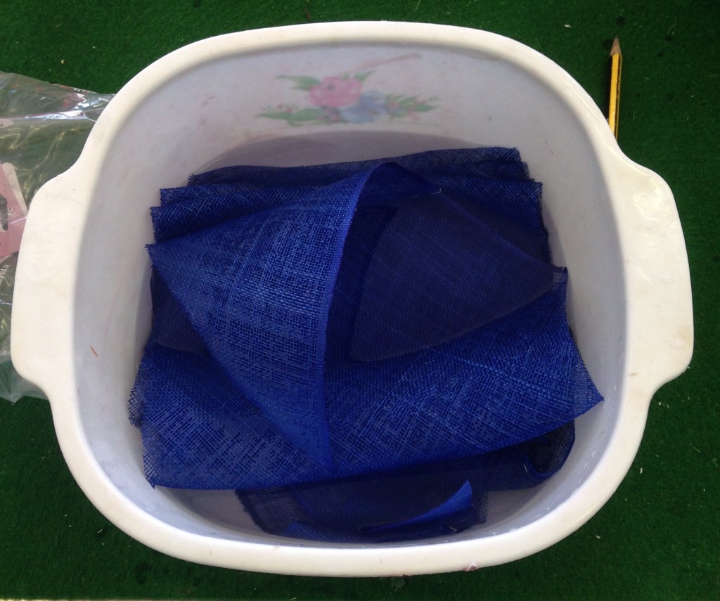 A Step by Step Guide to making a Sinamay Hat with an up turned brim ...