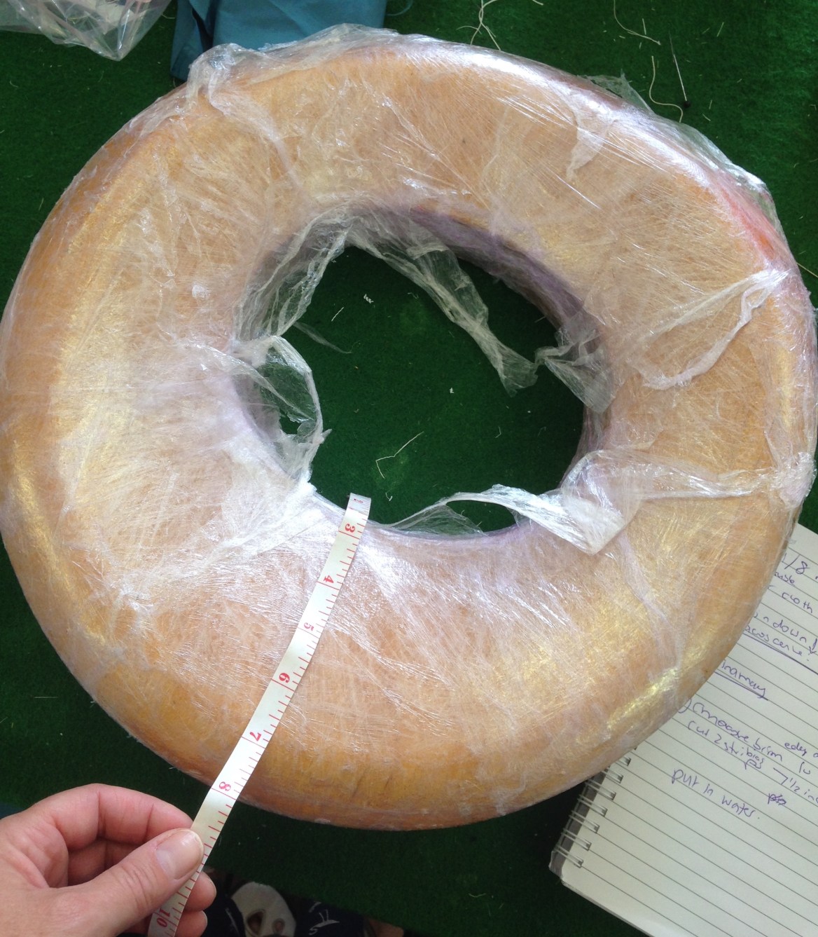 A Step by Step Guide to making a Sinamay Hat with an up turned brim ...