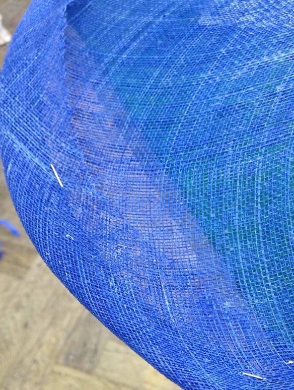 A Step by Step Guide to making a Sinamay Hat with an up turned brim ...